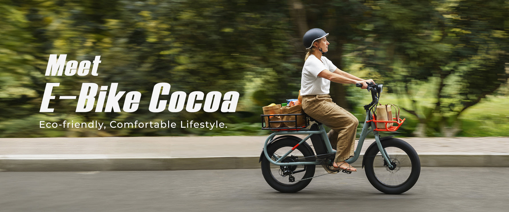 60 Miles Long Range Cargo Electric Bike Cocoa – Yadea Official Online Store