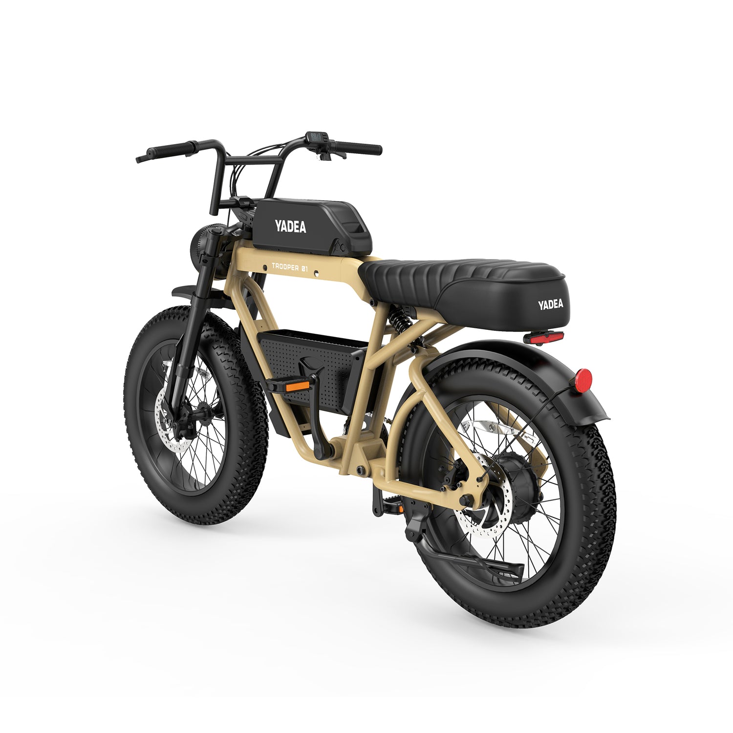 750W Comfortable Dual Suspension Ebike Trooper 01 – Yadea Official Online Store