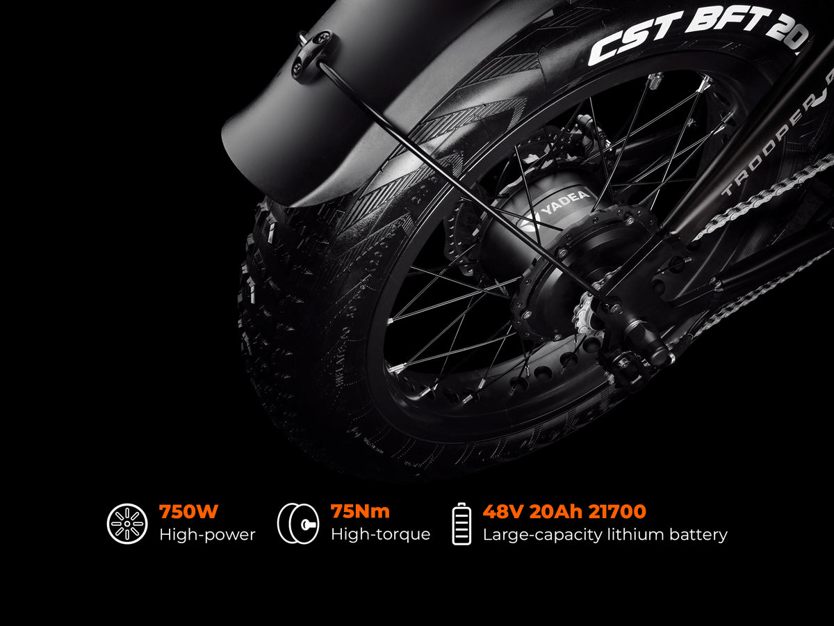 Yadea Trooper 01 Off-Road Electric Adventure Bike Powerful and Durable ...