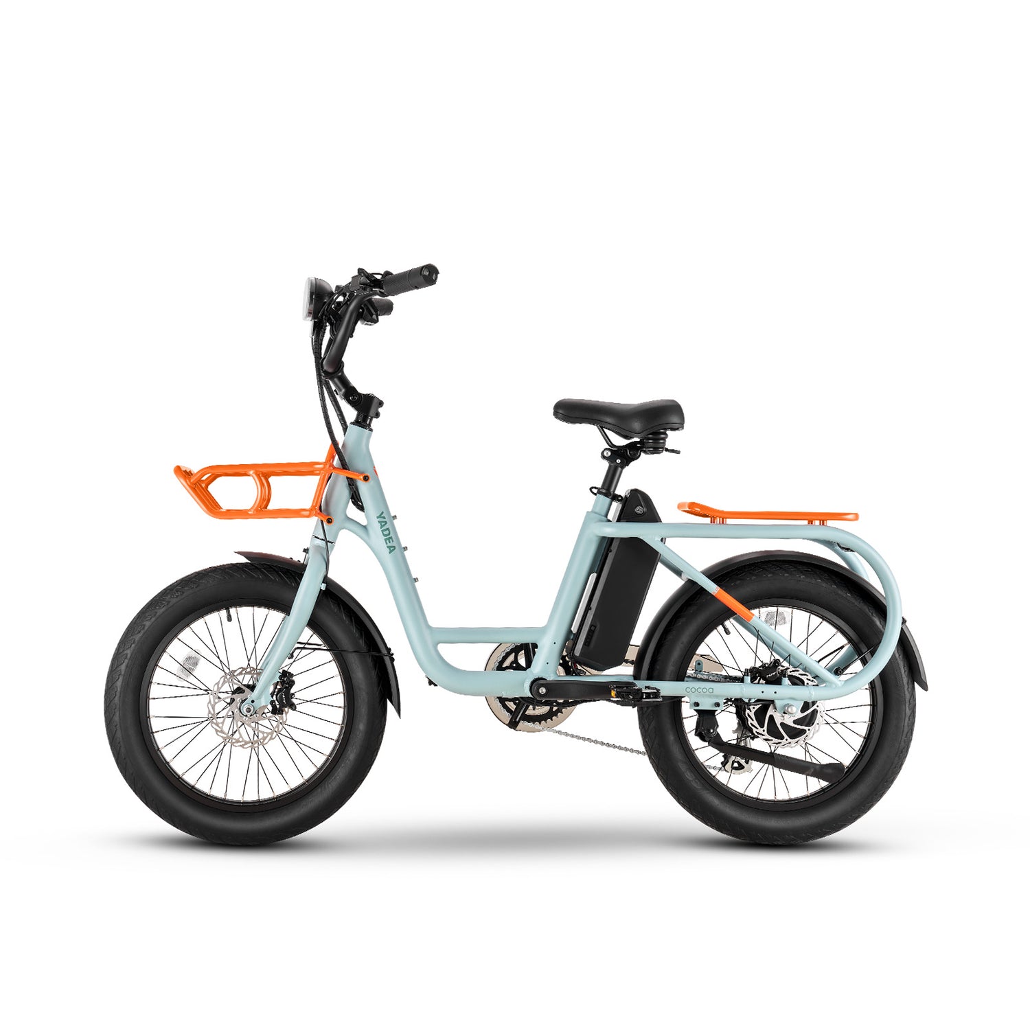 60 Miles Long Range Cargo Electric Bike Cocoa – Yadea Official Online Store