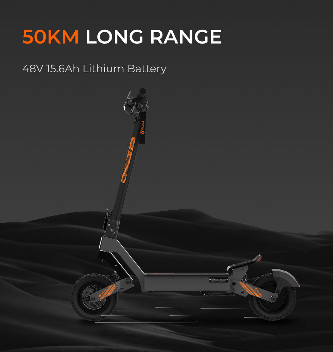 1200W Off Road Electric Scooter G10 – Yadea Official Online Store