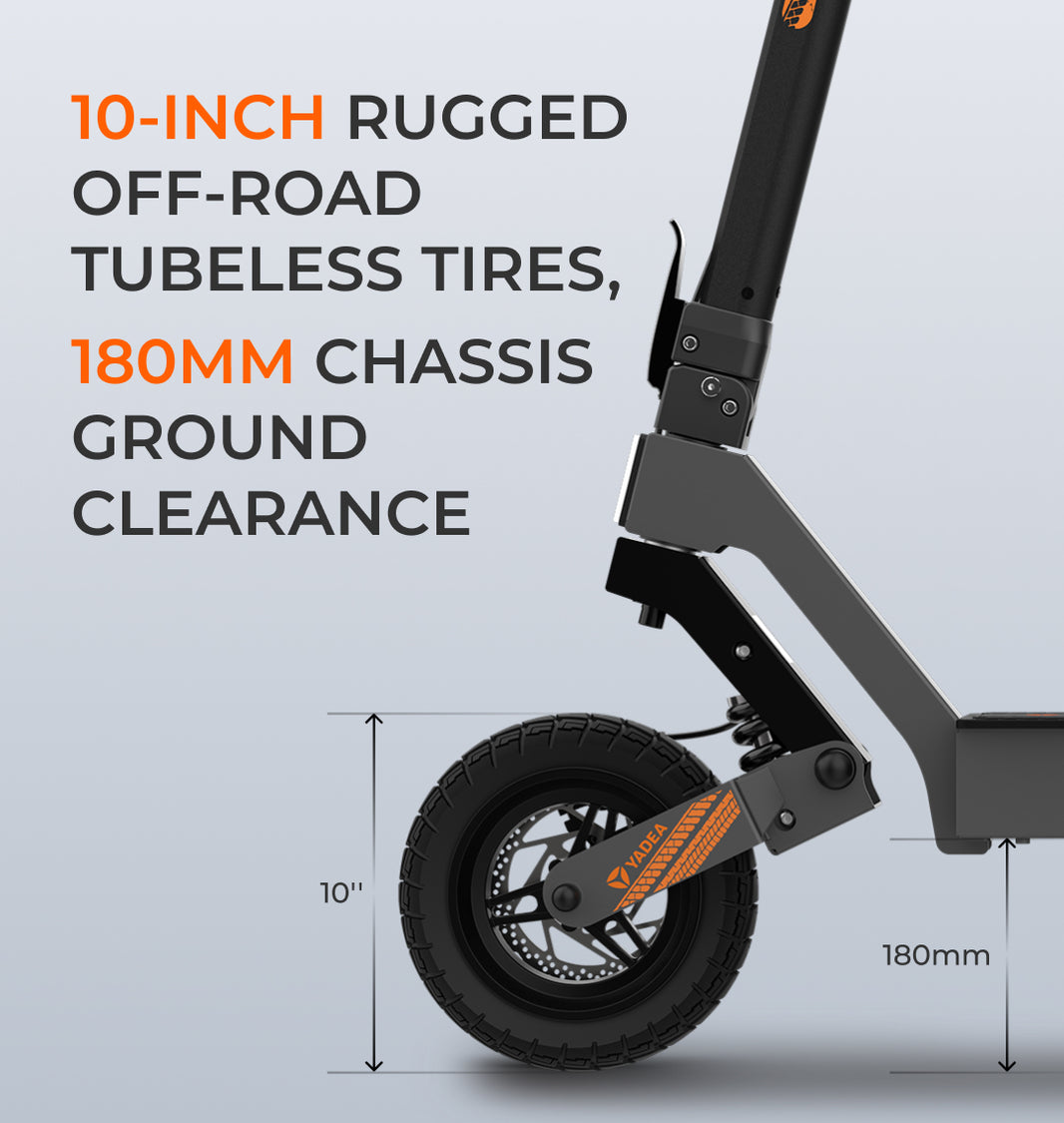 1200W Off Road Electric Scooter G10 – Yadea Official Online Store