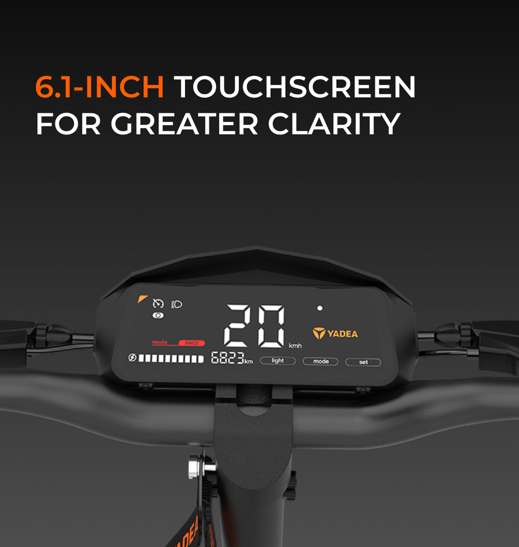 1200W Off Road Electric Scooter G10 – Yadea Official Online Store