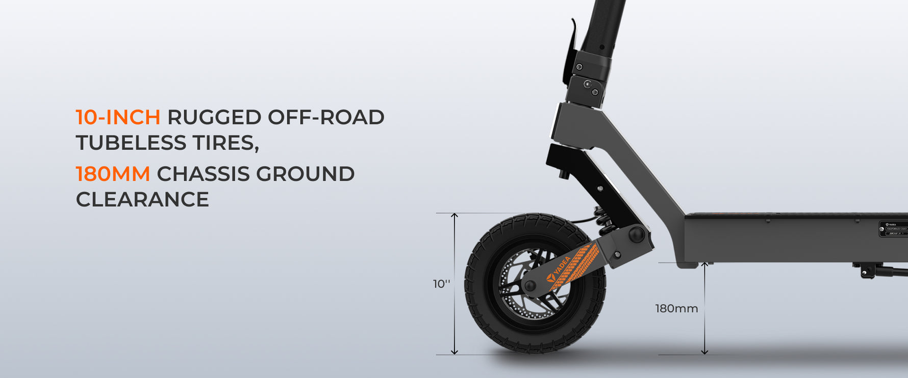 1200W Off Road Electric Scooter G10 – Yadea Official Online Store