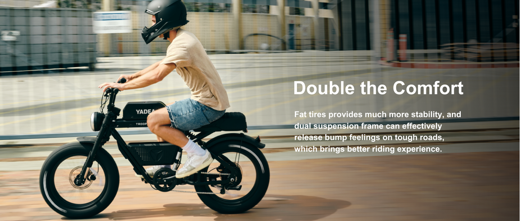 750W Comfortable Dual Suspension Ebike Trooper 01 – Yadea Official ...